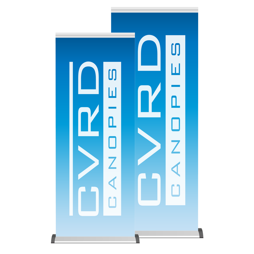 Retractable Banner Stands — CVRD Canopies
